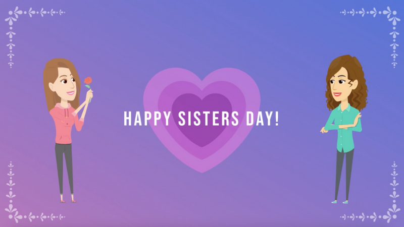 Sisters Day Video Template