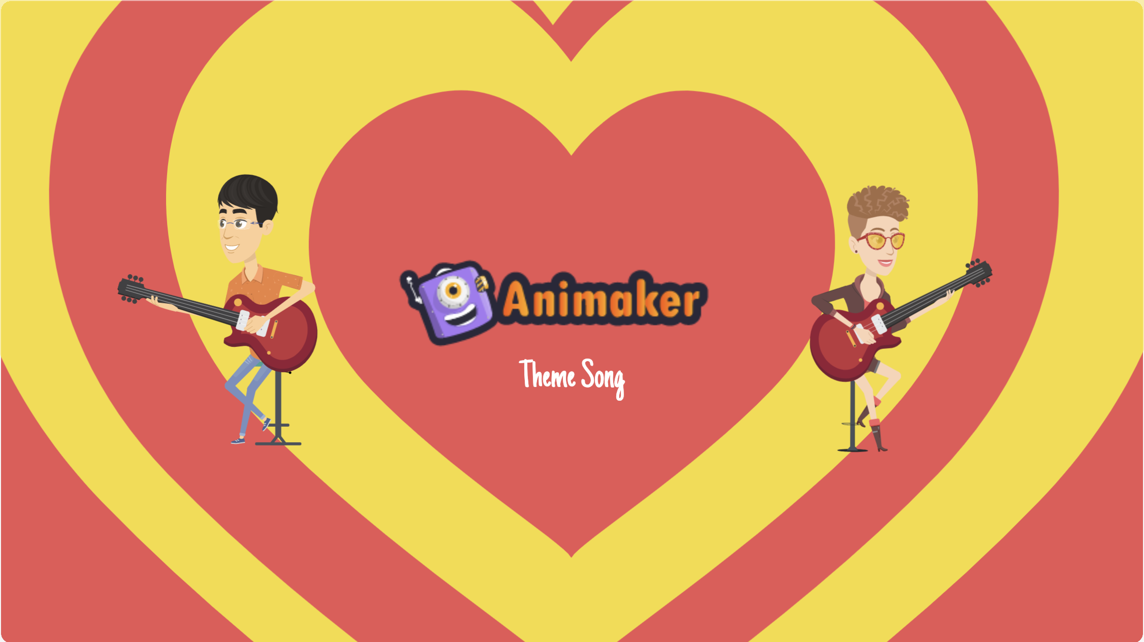 The Animaker Theme Song Video Template