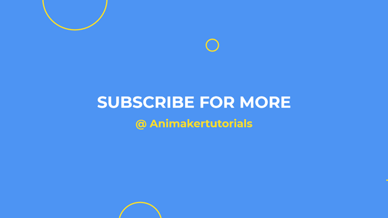 Subscribe For More Outro Video Template