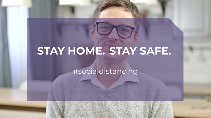 Social Distancing Video Template