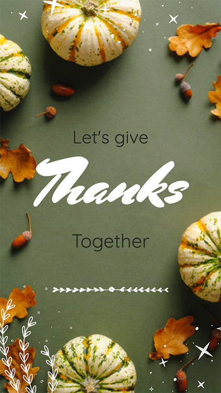 Thanksgiving Wishes Video Template