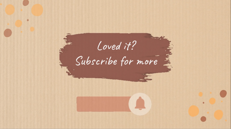 DIY Channel Youtube Outro Video Template