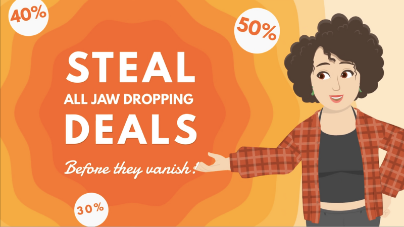 Clock is Ticking - Black Friday Video Template