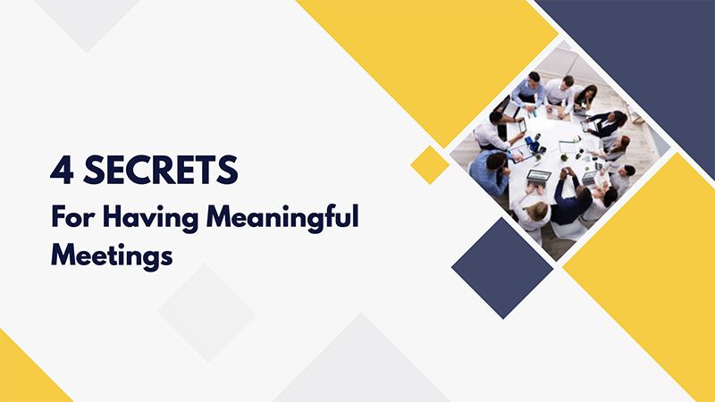 Successful Meeting Tips Video Template