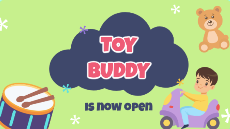 Toy Store Opening Ad Video Template