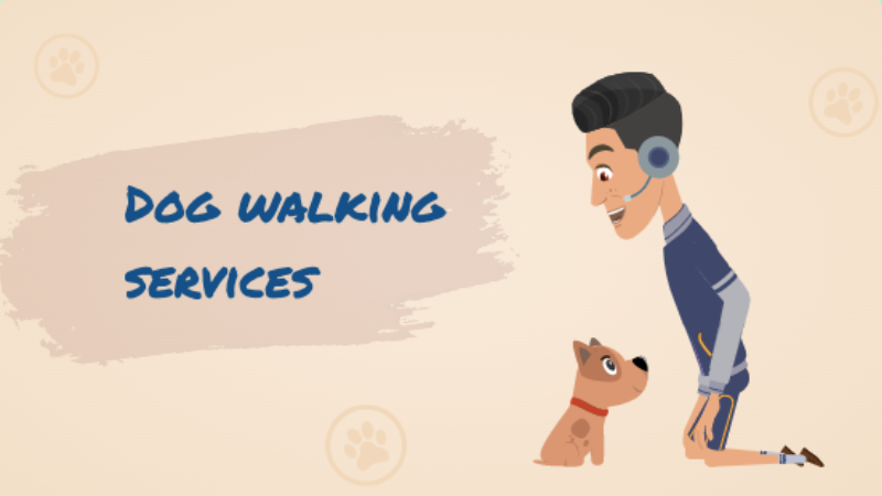 Dog Walking Services Ad Video Template