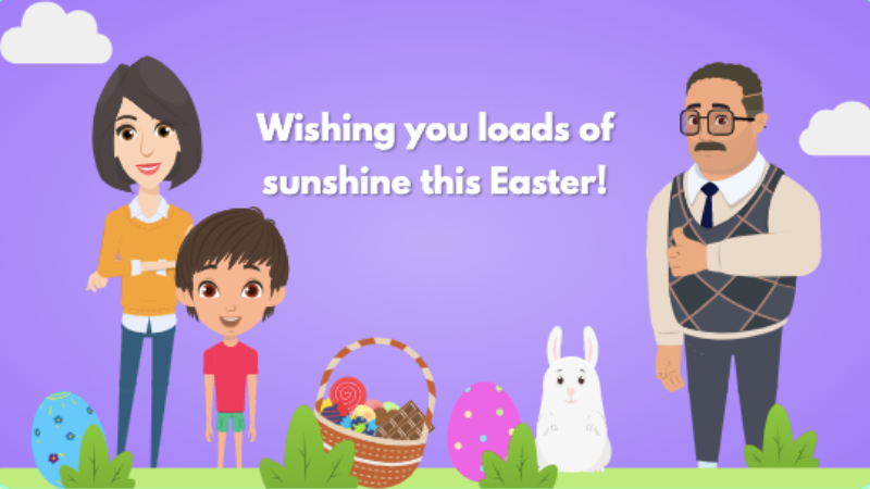 Joyful Easter Wish Video Template