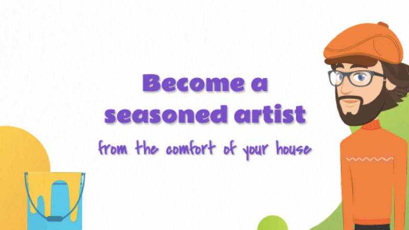 Art Class Ad Video Template